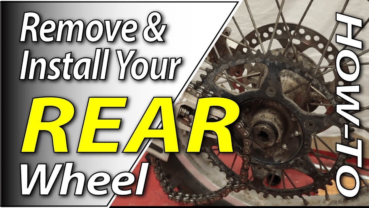 How To Remove & Install The Rear Wheel On Your Dirt Bike | FYDB